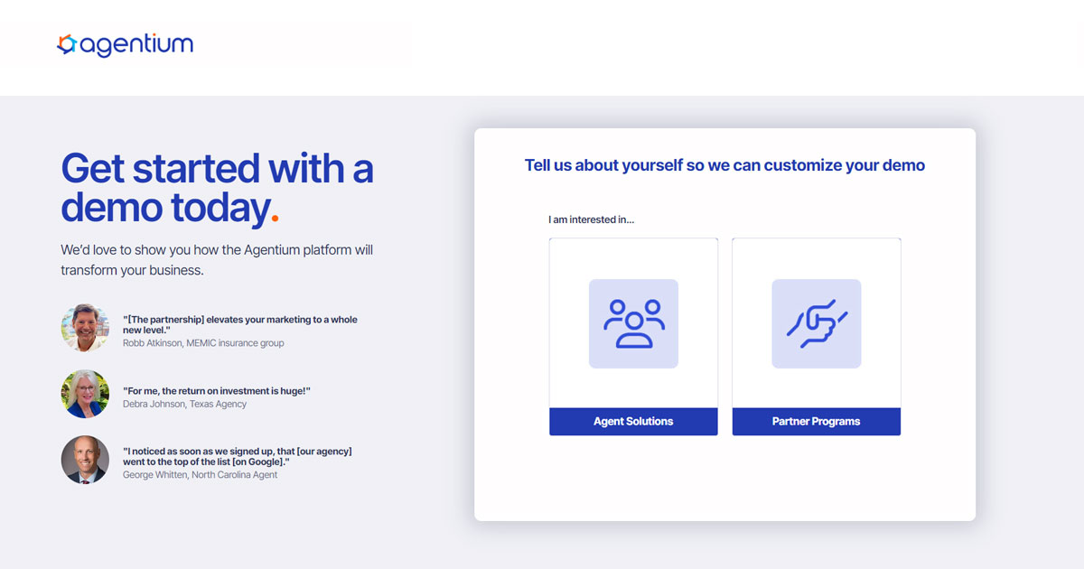 Get a Demo - Agentium